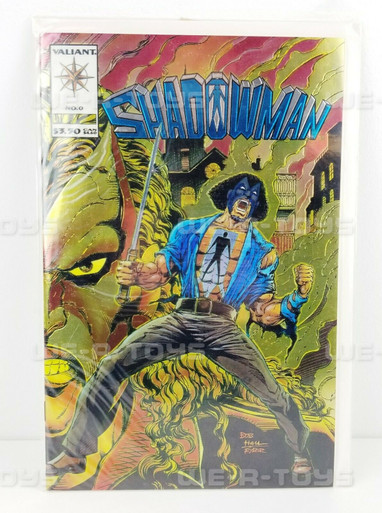 Valiant Comic Book 1994 Shadowman No. 0 Gold Variant Comic Book - We-R-Toys