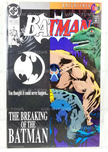 DC Comics Batman Knightfall 11 The Breaking of The Batman #497 Late ...