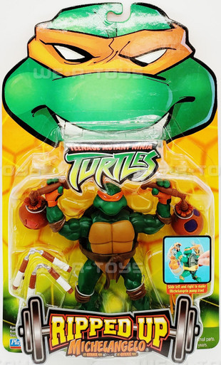 TMNT Ripped Up Michelangelo Action Figure Playmates 2004 #53069 NEW ...