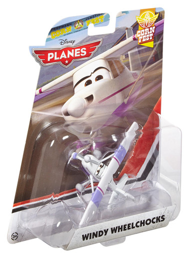 Disney PLANES Windy Wheelchocks Corn Fest Diecast Aircraft - We-R-Toys