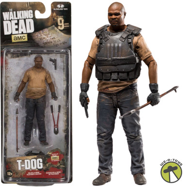 The Walking Dead T-Dog Action Figure Series 9 McFarlane Toys 2016 NRFP ...