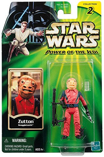 Star Wars Power of the Jedi Zutton Snaggletooth Action Figure 2001 Hasbro 84661 We R Toys