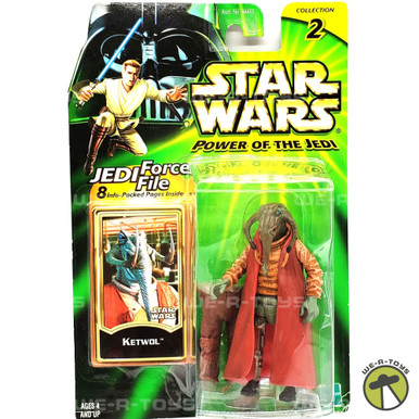 Star Wars Power of the Jedi Ketwol Action Figure 2000 Hasbro 84634 - We ...