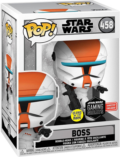 Funko POP Star Wars Gaming Greats #458 Boss Glow Bobble Head Vinyl ...
