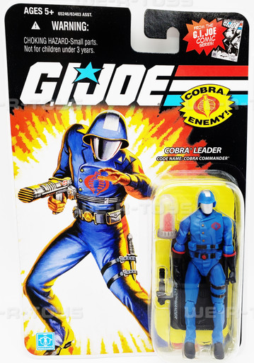 GI Joe Cobra Enemy Cobra Leader Code Name: Cobra Commander Figure Hasbro #30409 - We-R-Toys