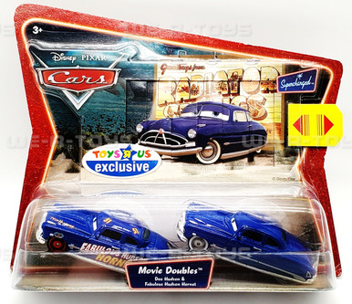 Disney Pixar CARS Movie Doubles Doc Hudson & Fabulous Hudson Hornet ...