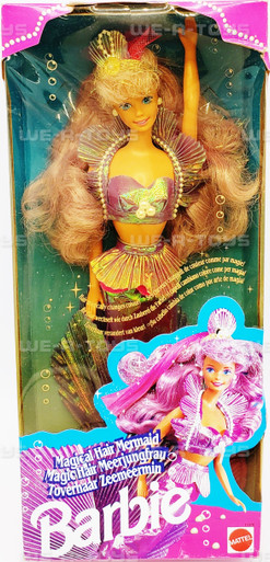 Barbie Magical Hair Mermaid Doll Mattel 1993 #11570 NEW - We-R-Toys