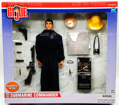 G. I. Joe WWII U.S. Navy Submarine Commander Figure 2000 Hasbro No ...