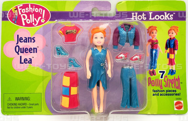 Polly Pocket Fashion Polly Jeans Queen Lea Doll & Accessories Mattel ...