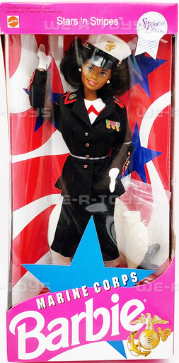 Barbie Marine Corps African American Doll Stars 'n Stripes Special ...