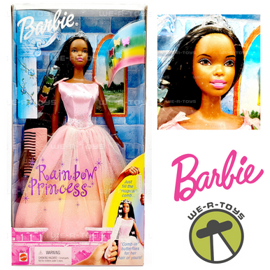 Barbie Rainbow Princess African American Doll Mattel 1999 # 26358 NEW ...