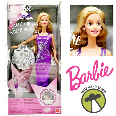 Barbie Movie Star Doll with Body Glitter 2000 Mattel 25466