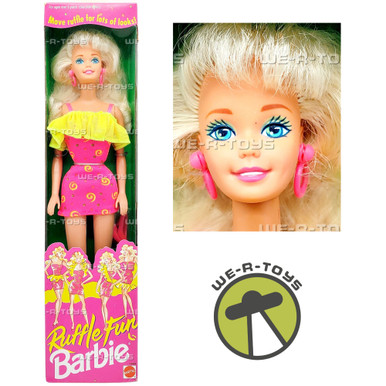 Ruffle Fun Barbie Doll Ruffle For Lots Of Looks 1994 Mattel Mfr ...