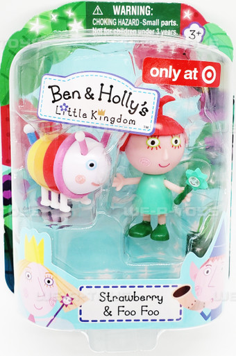 Ben & Holly's Little Kingdom Strawberry & Foo Foo Figures Jazwares ...