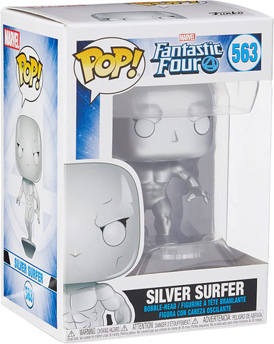 Funko Pop! Marvel Fantastic Four #563 Silver Surfer Vinyl Bobble-Head ...