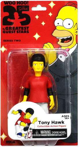 The Simpsons 25th Anniversary Series 2 Tony Hawk 5" Action Figure Neca ...
