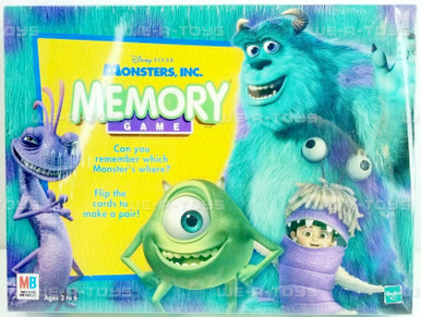 Disney Pixar Monsters Inc Memory Game Milton Bradley Hasbro New Factory ...