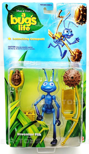 Disney Pixar A Bug's Life Inventor Flik Action Figure Mattel 1998 No ...