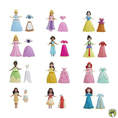 Disney Princess Secret Styles Royal Ball Collection 12 Small Dolls with ...