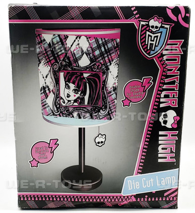 Monster High Die Cut Lamp With Double Shades Mattel 2012 NRFB - We-R-Toys