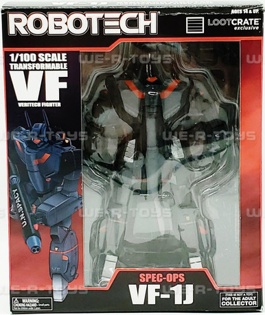 Robotech Spec Ops VF-1J Veritech Fighter Transformable 1/100 Scale Figure NEW - We-R-Toys