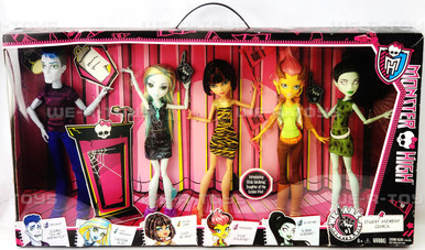 Monster High Student Disembody Council 5 Doll Set 2014 Mattel #CBX43 ...