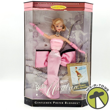 Barbie as Marilyn Monroe in Gentlemen Prefer Blondes Doll Mattel 1997 ...