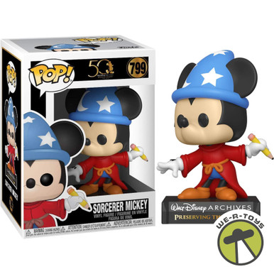 Funko Pop Disney 799 Preserving the Magic Sorcerer Mickey Vinyl Figure ...