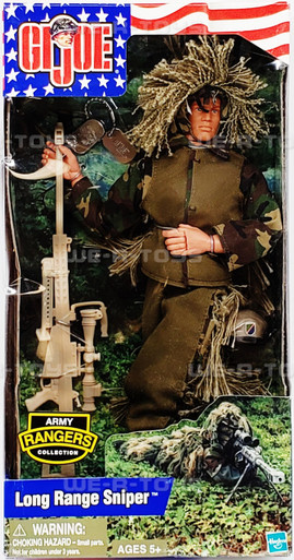 GI Joe Army Rangers Collection Long Range Sniper Figure Hasbro 2002 ...