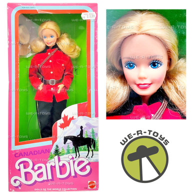 Canadian Dolls of the World Collection Barbie Doll 1987 Mattel 4928 ...