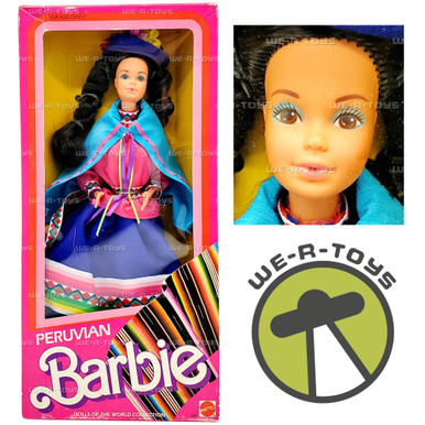 Peruvian Dolls of the World Collection Barbie Doll 1985 Mattel 2995 ...