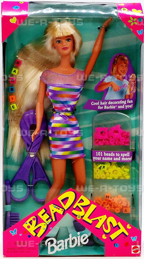Bead Blast Barbie Doll 1997 Mattel No.18888 - We-R-Toys