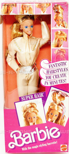 Barbie Super Hair Doll Mattel 1986 No. 3101 NRFB - We-R-Toys