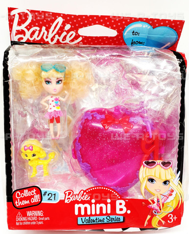 Barbie Mini B. Valentine Series Blonde Doll #21 Mattel 2009 NRFP - We-R ...