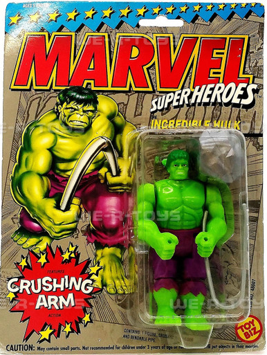 Marvel Super Heroes Incredible Hulk Crushing Arm Action Figure Toy Biz ...