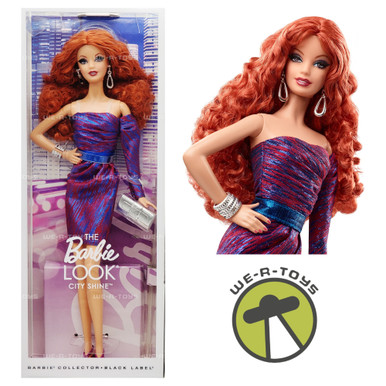 Barbie The Look City Shine Redhead Doll Black Label 2014 Mattel CJF50 ...