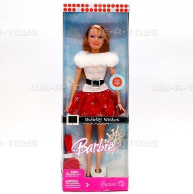 Barbie Holiday Wishes Doll 2007 Mattel J9207 - We-R-Toys
