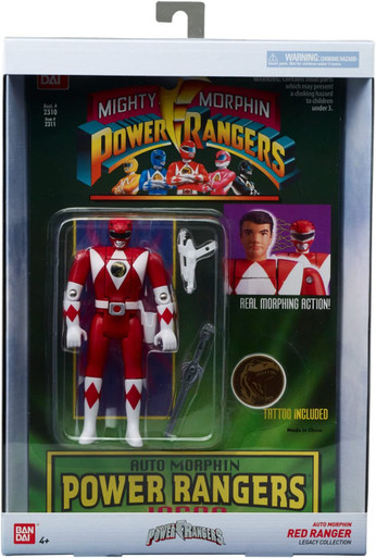 Mighty Morphin Power Rangers Auto Morphin Jason Red Ranger Legacy ...