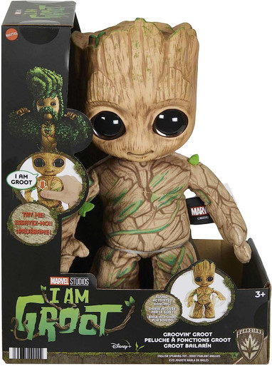 Marvel Studios I Am Groot 11" Groovin' Groot Dancing and Talking Plush ...