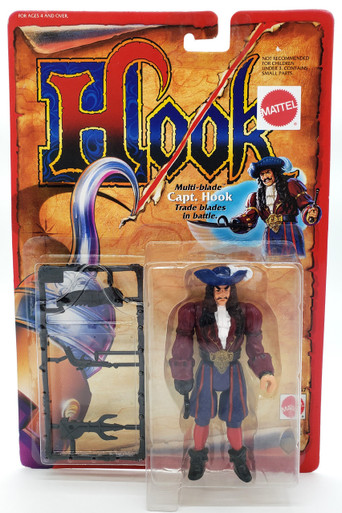 Hook Multi-blade Capt. Hook Action Figure 1991 Mattel 2857 - We-R-Toys