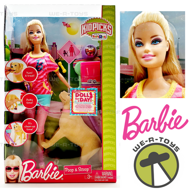 Barbie KidPicks Poop & Scoop Doll Set Toys R Us Exclusive 2009 Mattel T2982