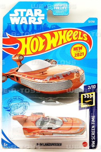 Hot Wheels Screen Time #2 Star Wars X-34 Landspeeder Die-Cast Vehicle ...