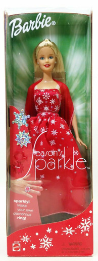 Barbie 2001 Mattel Season's Sparkle Doll No. 55198 NRFB