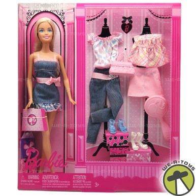 Barbie Pink Series Doll with 3 Fashions Gift Set 2008 Mattel P1709 NRFB ...