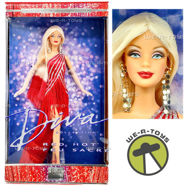 Barbie Diva Collection Red Hot Diva Collector Edition 2002 Mattel 56707 ...