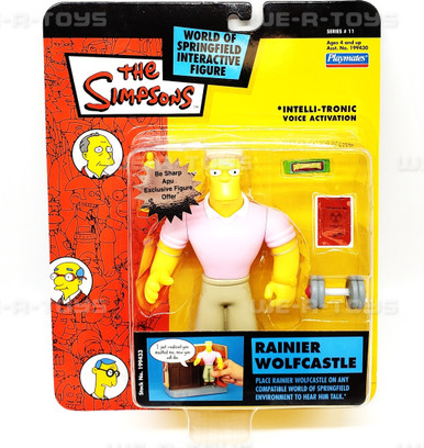 The Simpsons World of Springfield Interactive Figure Rainer Wolfcastle ...