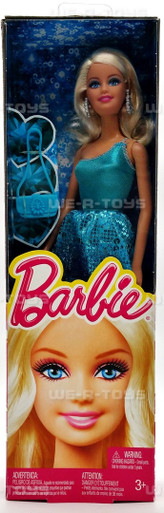 Barbie Glitz Doll Blue Dress 2013 Mattel BCN34 - We-R-Toys