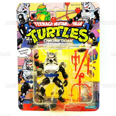 Teenage Mutant Ninja Turtles Chrome Dome Action Figure Unpunched No ...