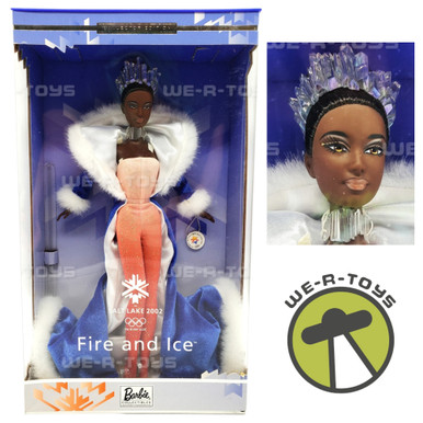 Fire and Ice Barbie Salt Lake 2002 Olympics African American Doll ...