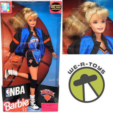 Barbie NBA Doll New York Knicks Official 1998 Mattel #20714 NEW - We-R-Toys